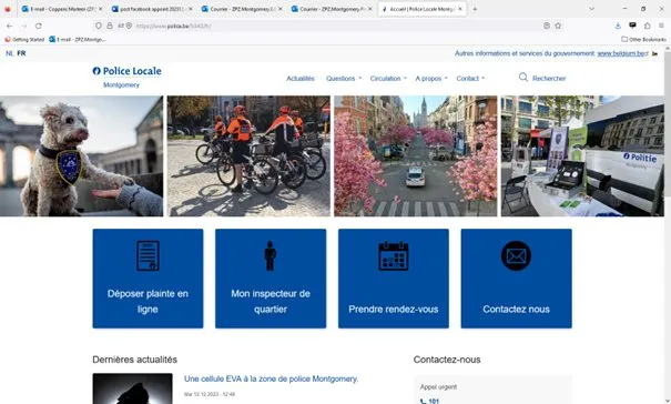 Votre zone de police continue son développement digital. | Police ...